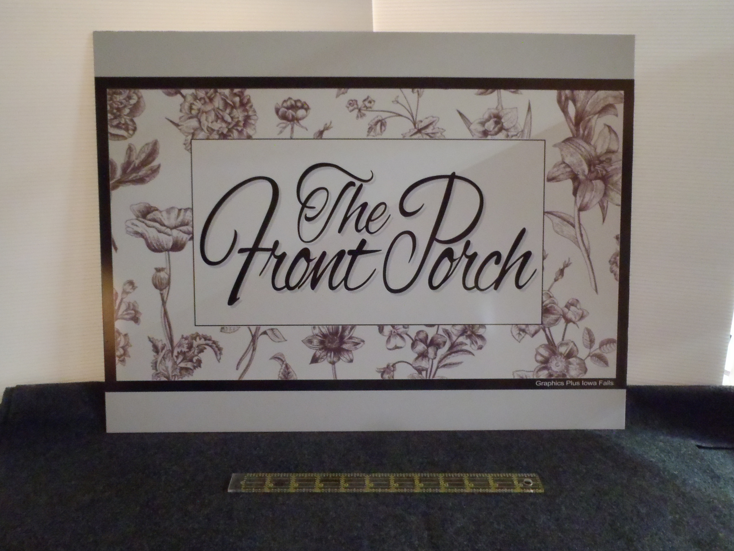Front Porch sign – Graphics Plus