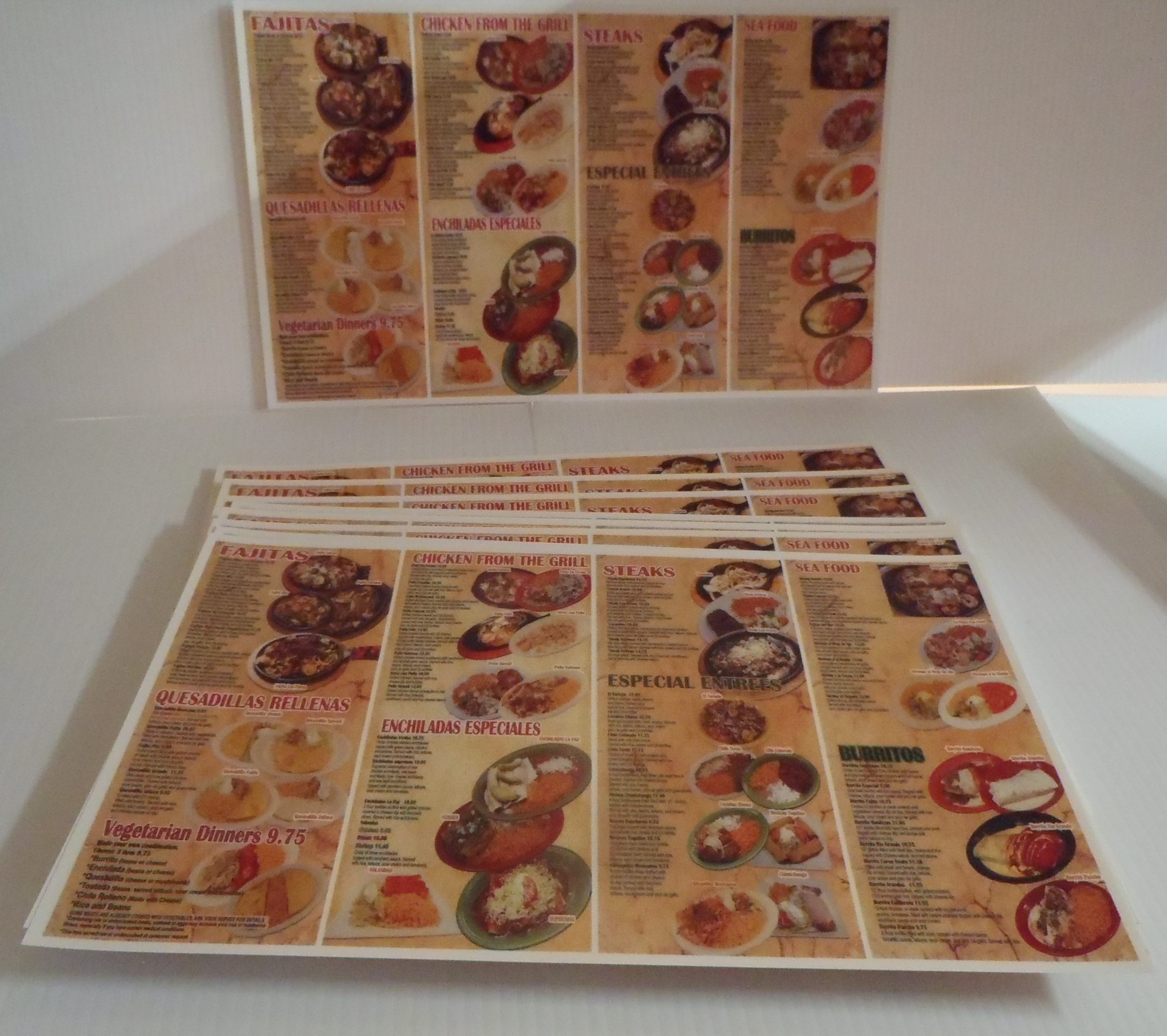 Waterproof Synthetic Menus – Graphics Plus