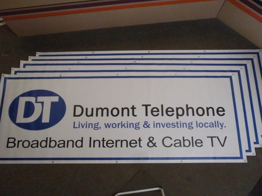 Dumont Telephone banners – Graphics Plus